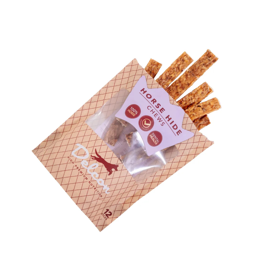 Delcon Horse Hide Chew - Gezonde dental chew - Koop nu online – Delcon ...
